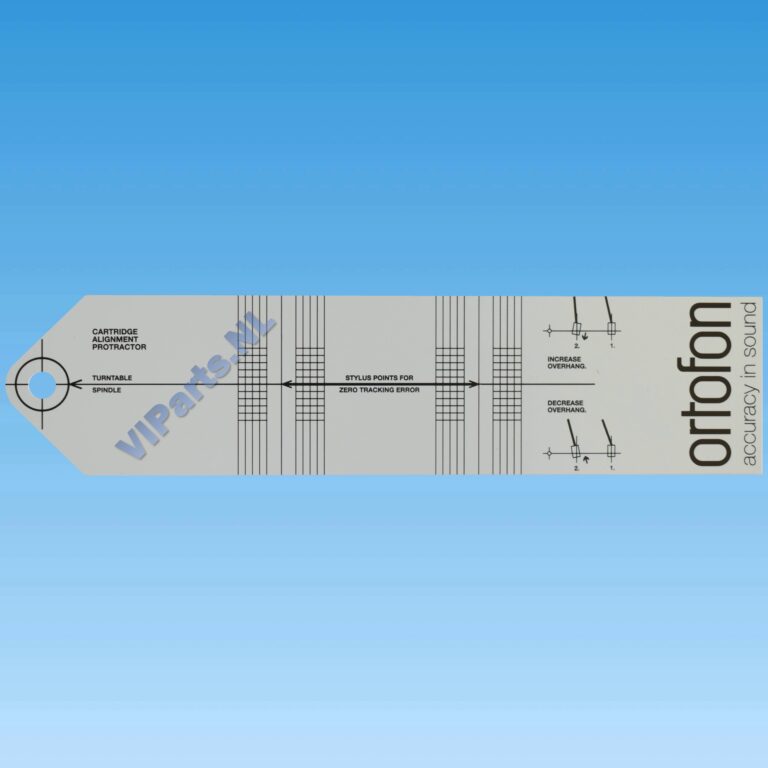 ORTOFON Alignment Tool / Protractor - VIParts.NL